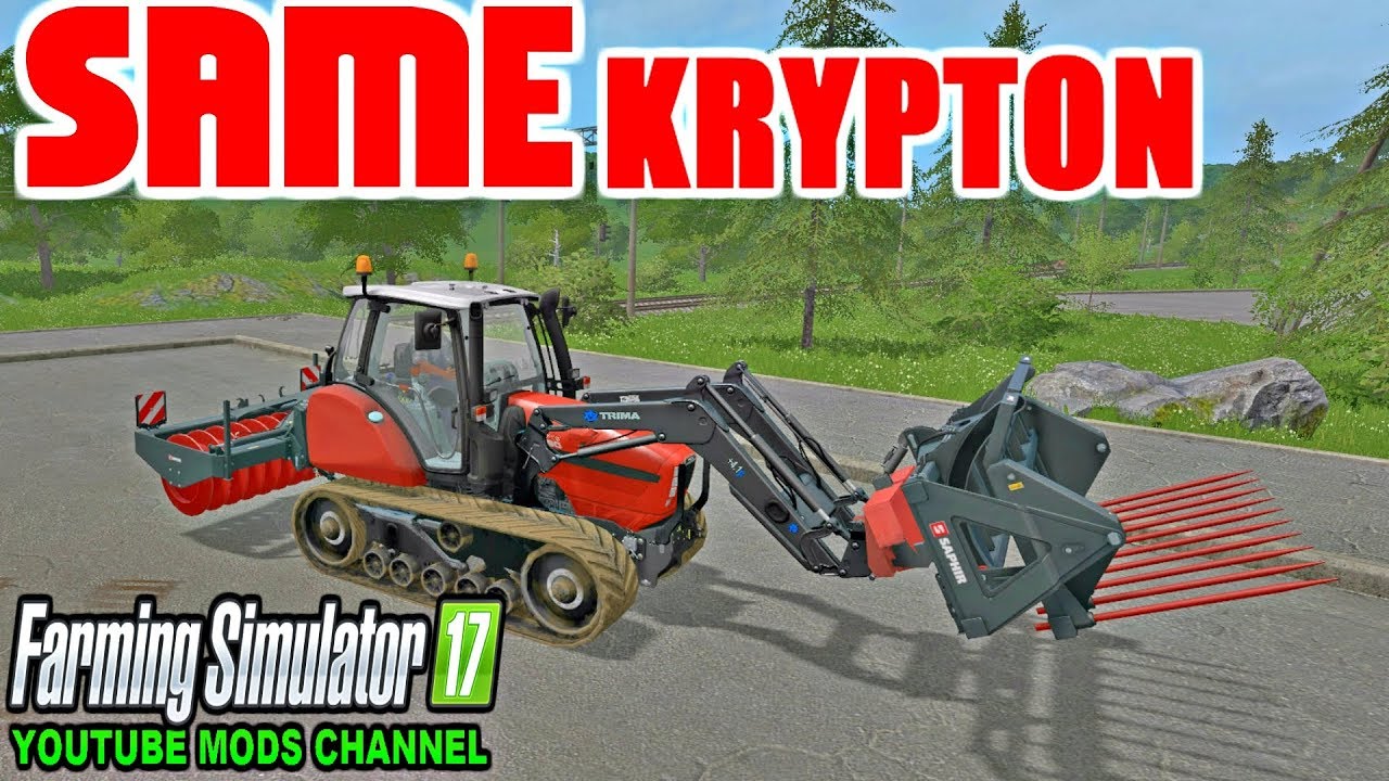 FS | 17 | Mods SAME KRYPTON CRAWLER TRACTOR - YouTube