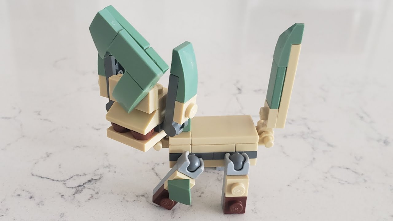 How to make a Lego Leafeon. By Cowboy noi noi. - YouTube