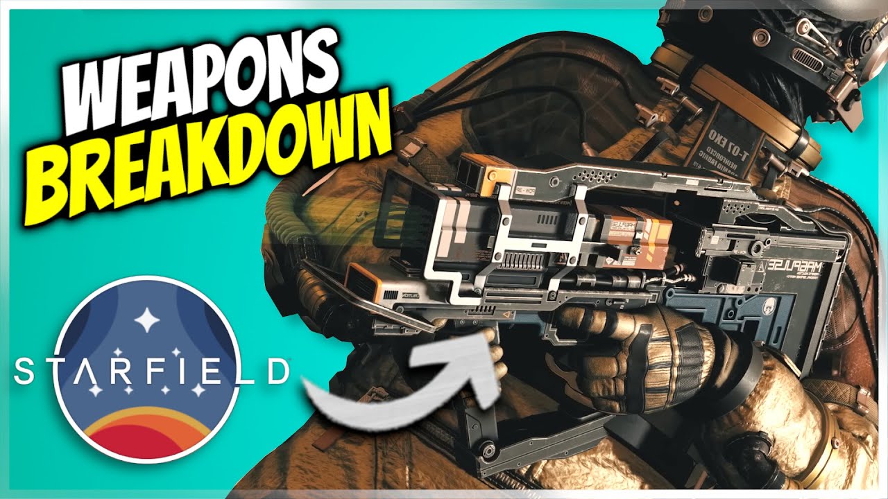 The INCREDIBLE Weapons of Starfield - Combat + Mod Customisation Deep ...