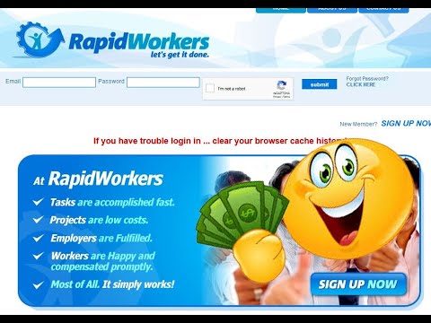 🤑😲🤑😲🤑 شرح موقع rapid workers مدخول يومي فقط من مشاهدة الفديوهات الرابط ...