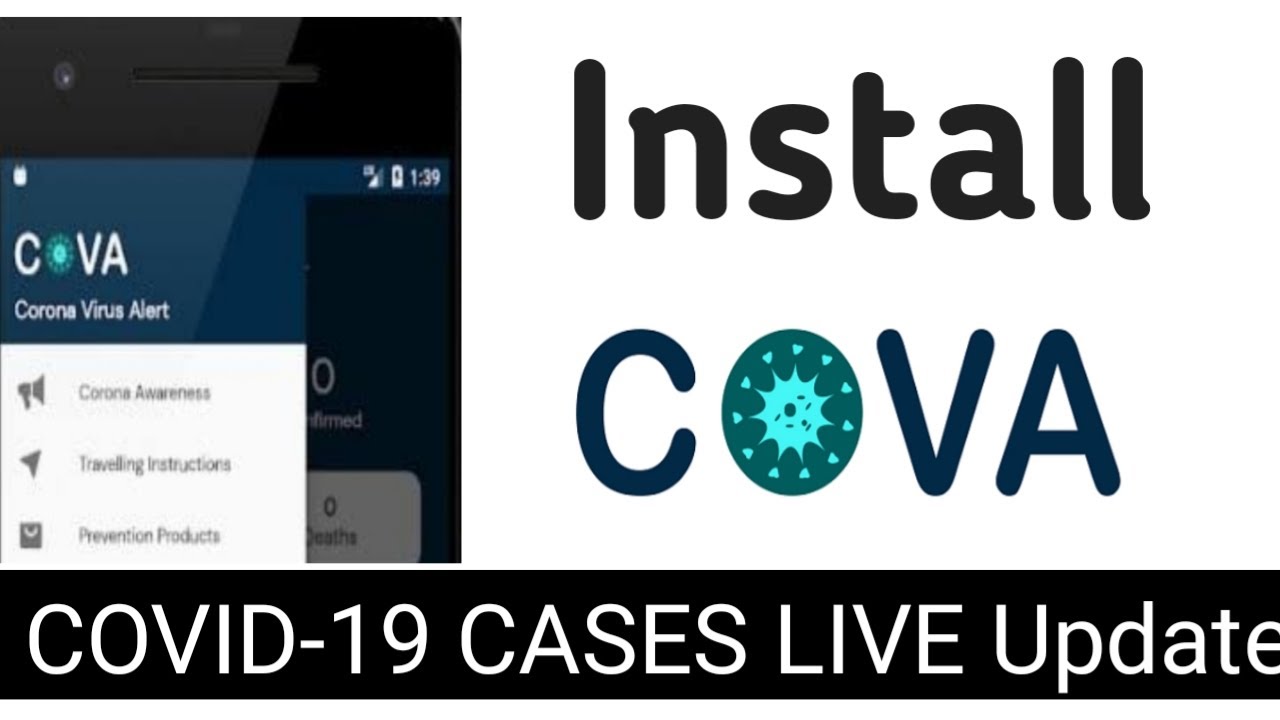 Install COVA App to check COVID-19 Cases live Updates || Corona Virus ...