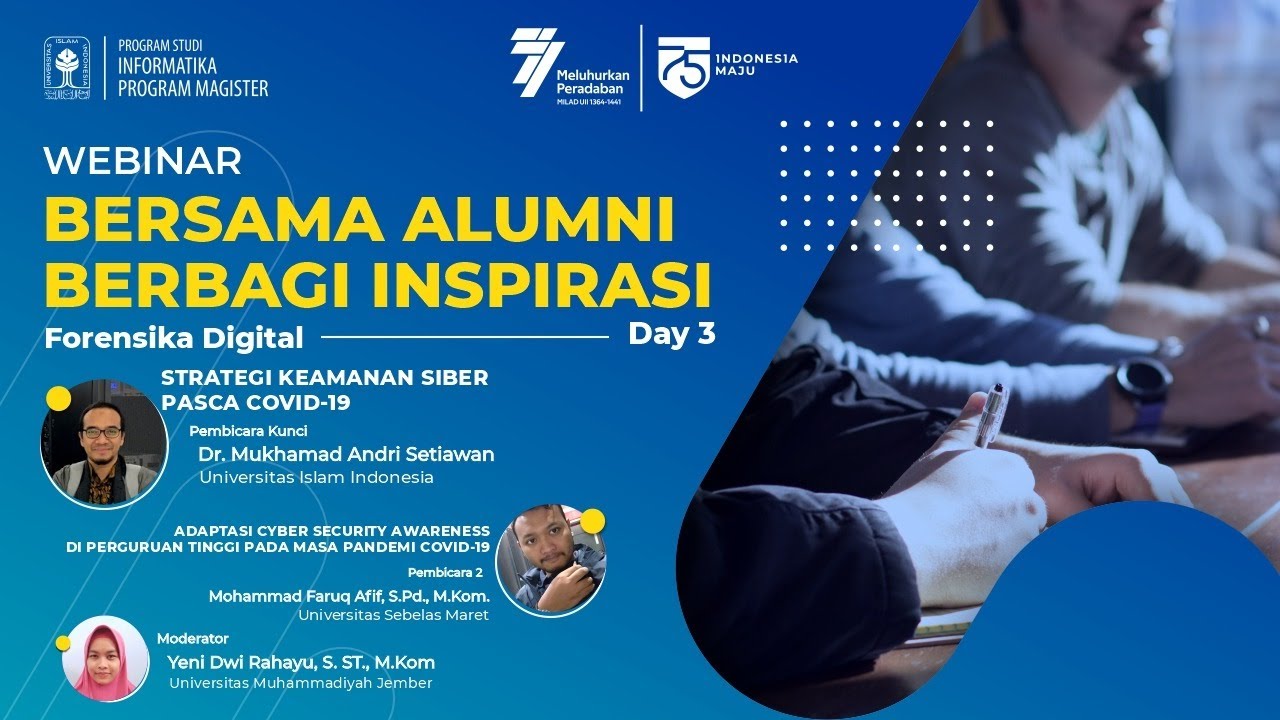 Strategi Keamanan Siber Pasca Covid-19 - Magister Informatika UII - YouTube