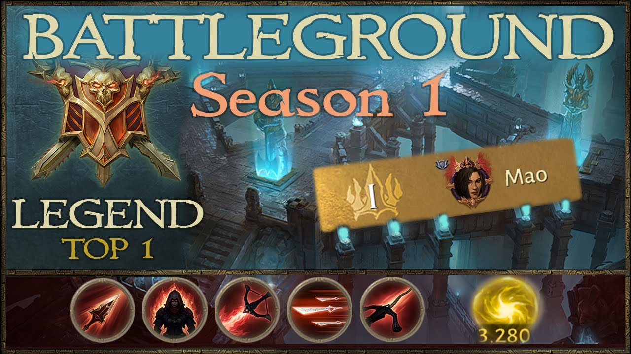 RANK #1 DH Inferno Battlegrounds Season1 [Diablo Immortal] - YouTube