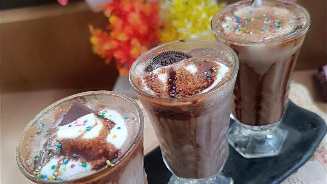 3 types of chocolate milk shake recipe/3 types of milk shake recipe # ...