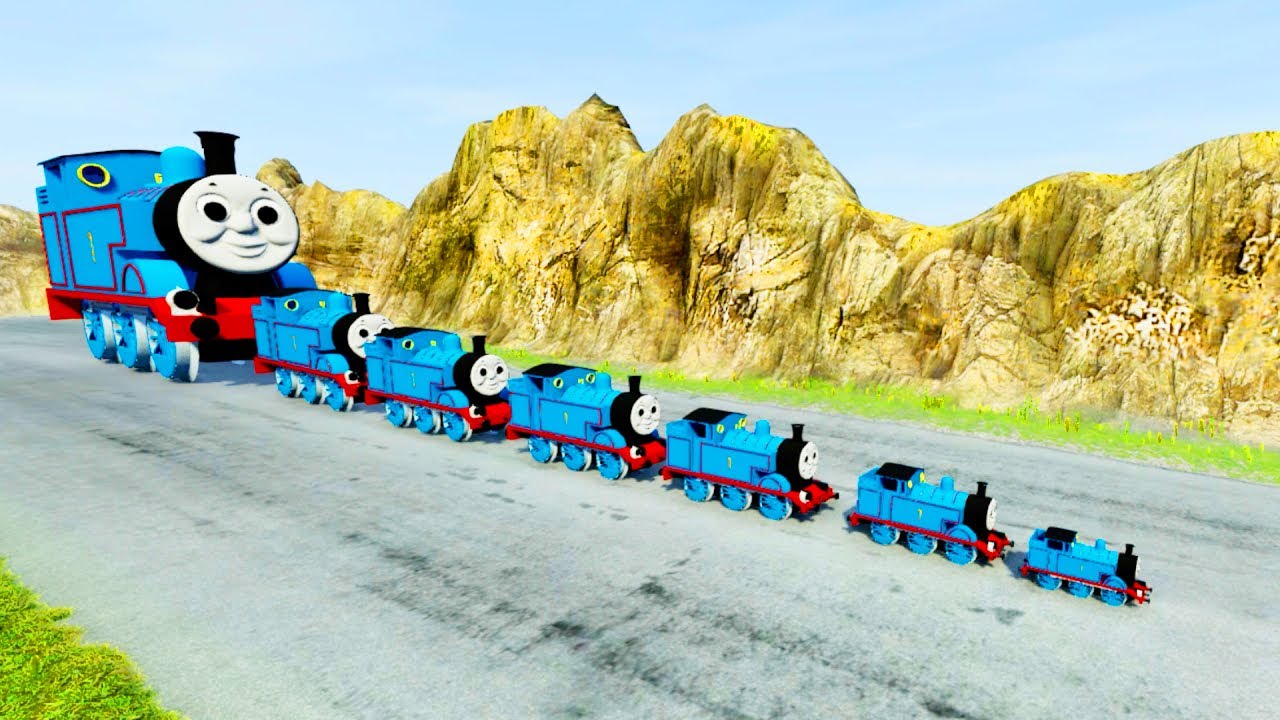 Thomas The Tank Engine VS DOWN OF DEATH | BeamNG Drive - YouTube