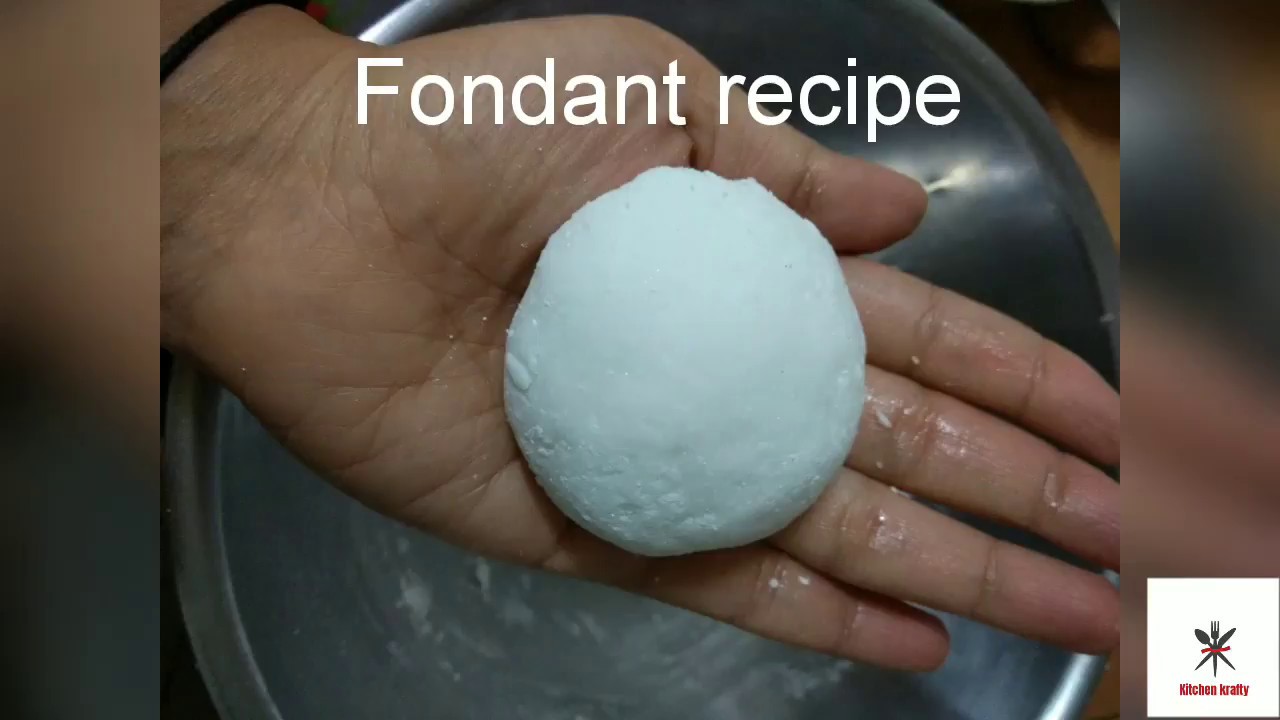 Fondant | Easy and quick Fondant recipe - YouTube