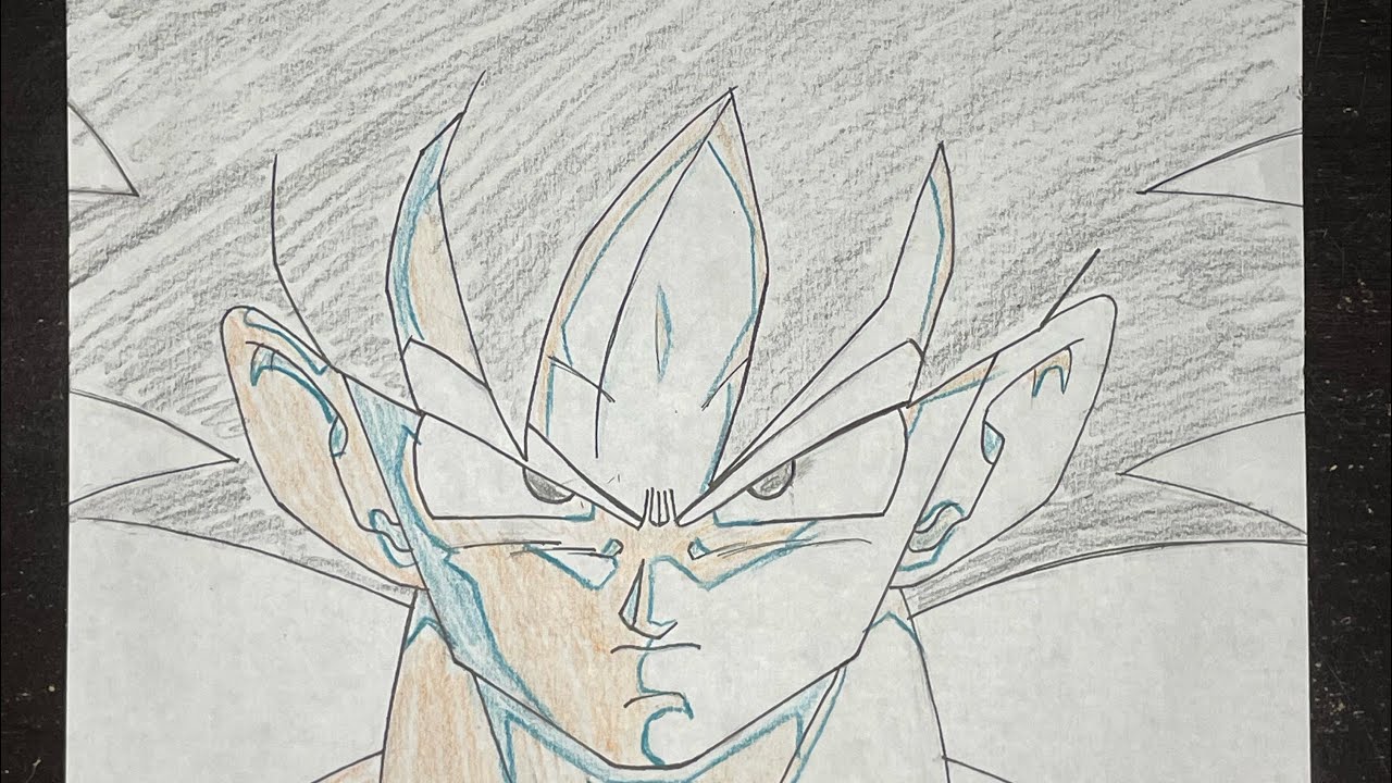 Drawing Base Goku in a DBZ Genga Style! - YouTube