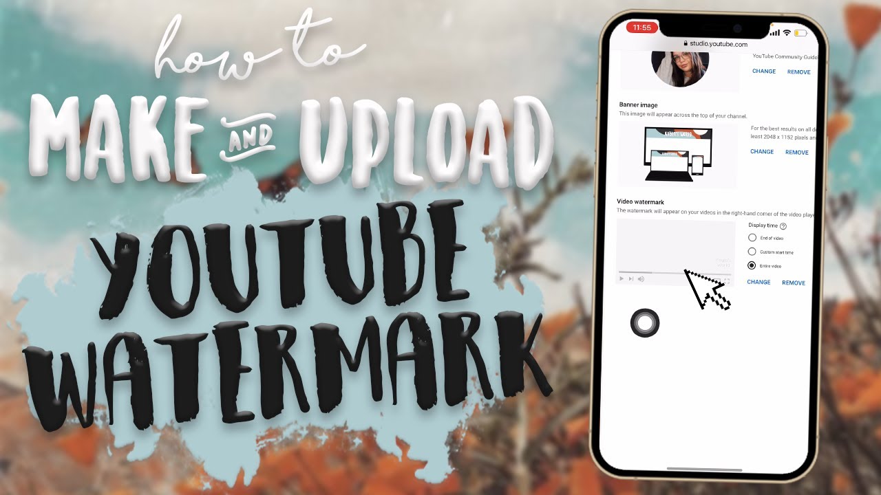 Branding Videos: How to add a Watermark to your YouTube Videos on your ...