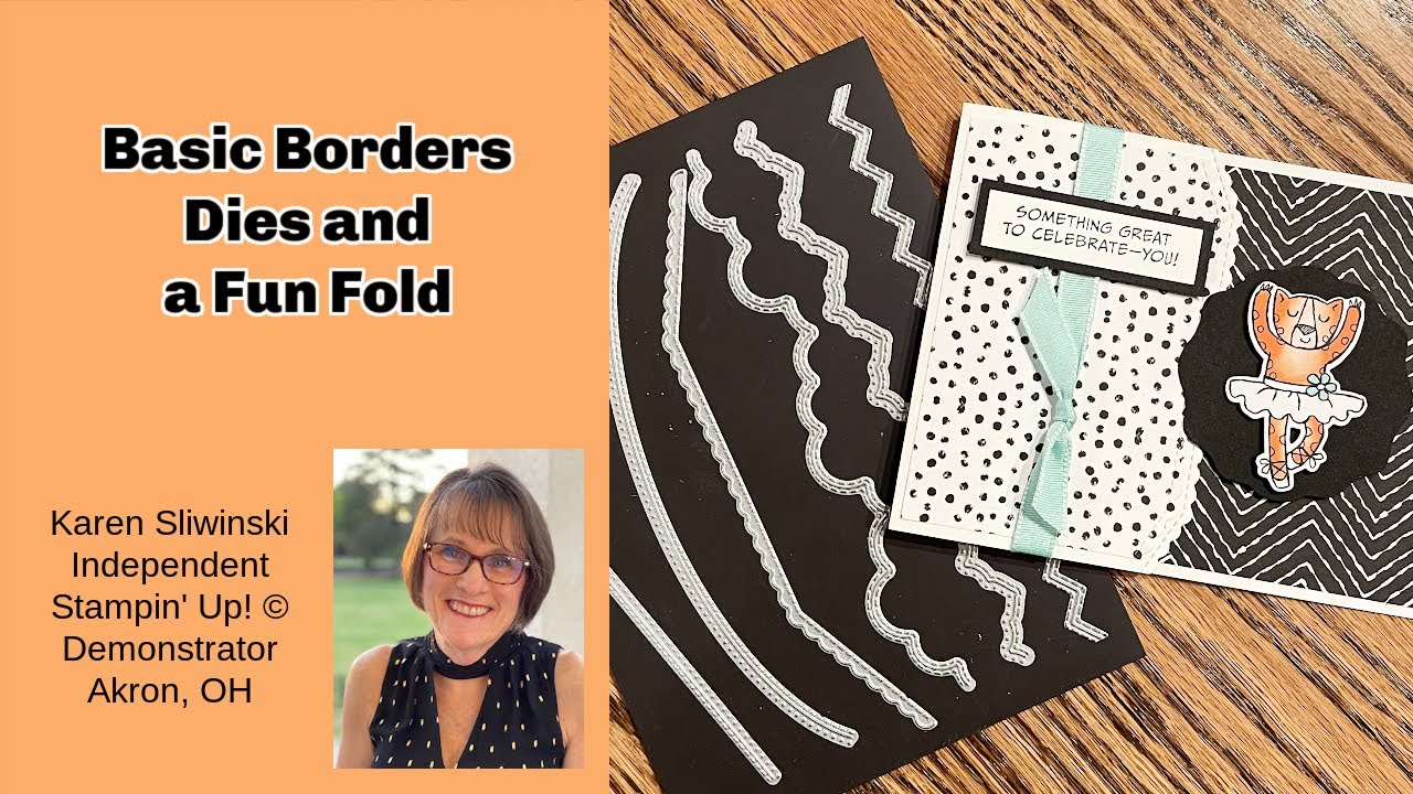 Basic Borders Dies and a Fun Fold - YouTube