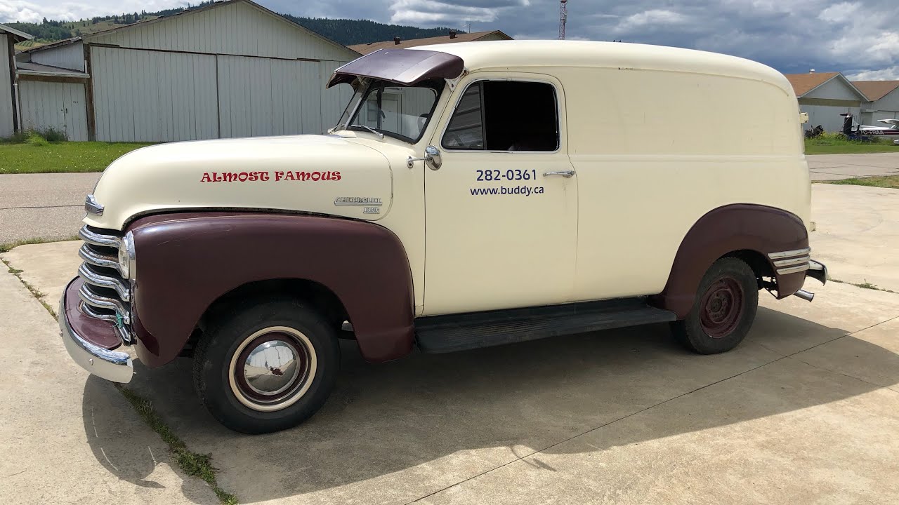 1952 Chevy 1300 Panel Delivery Truck (Former Clown Truck) Original ...