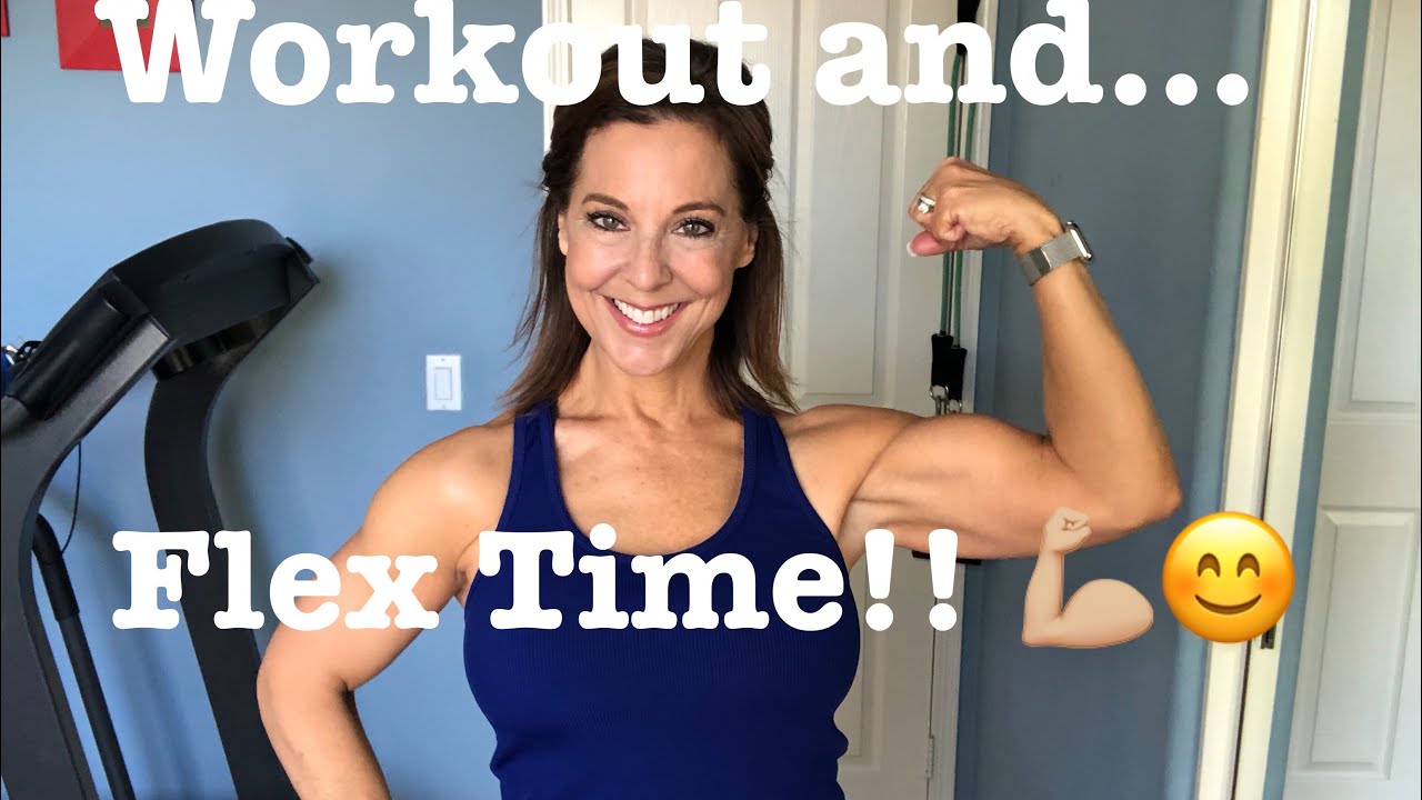 Workout and Bicep Flex Time!! 💪🏼💕😊 - YouTube