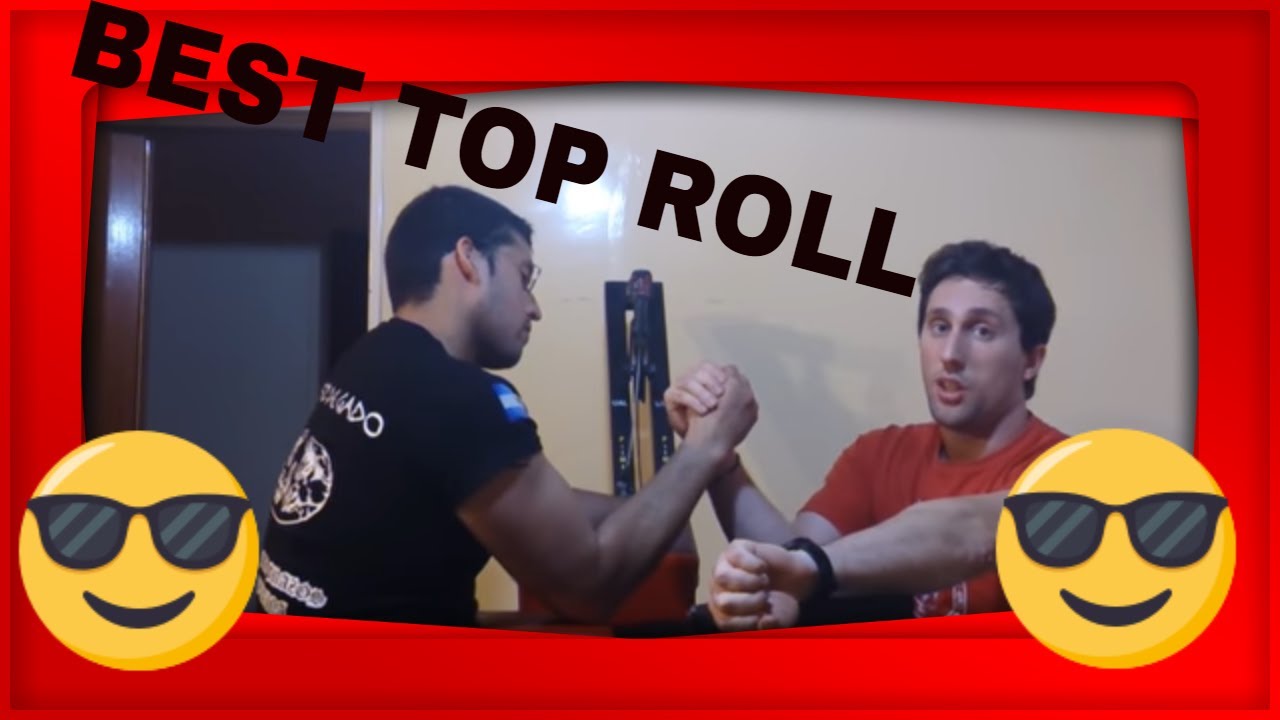 top roll arm wrestling simon - YouTube