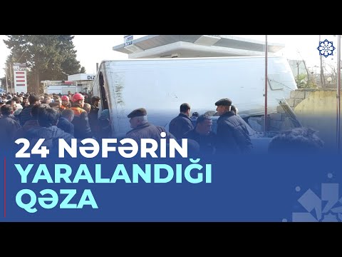 Lənkəranda avtobus qəzası, yaralananlar var