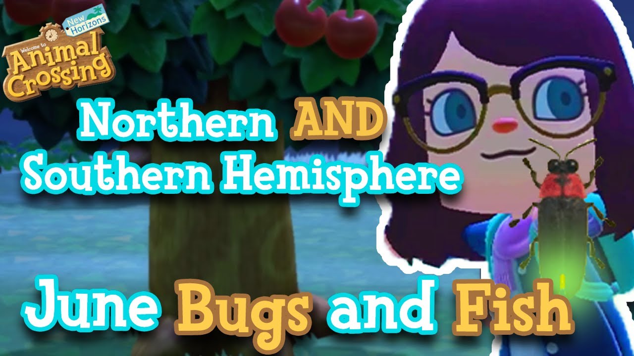 EVERY Bug and Fish ARRIVING and LEAVING in JUNE | Animal Crossing: New ...