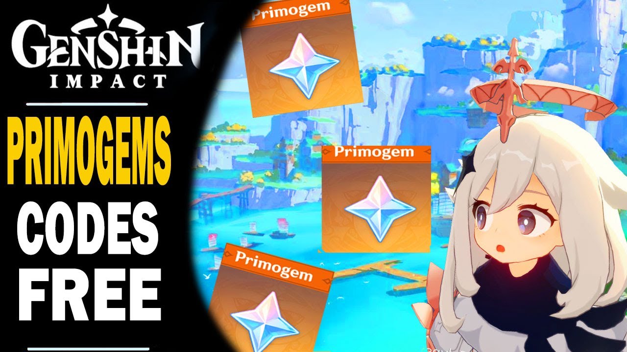 GENSHIN IMPACT - FREE PRIMO GEMS - NEW LIMITED TIME PRIMO GEM CODE ...