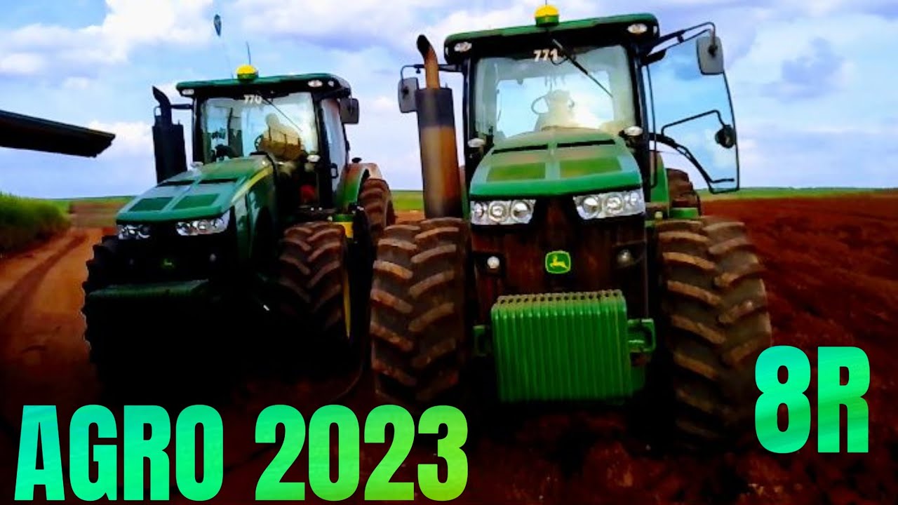 AGRO 2023 - TRATOR 8R PREPARO DE SOLO NO SUBSOLADOR - YouTube
