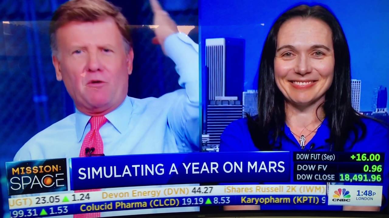 Dr. Sheyna Gifford Back From Mars - CNBC Squawk Box - YouTube