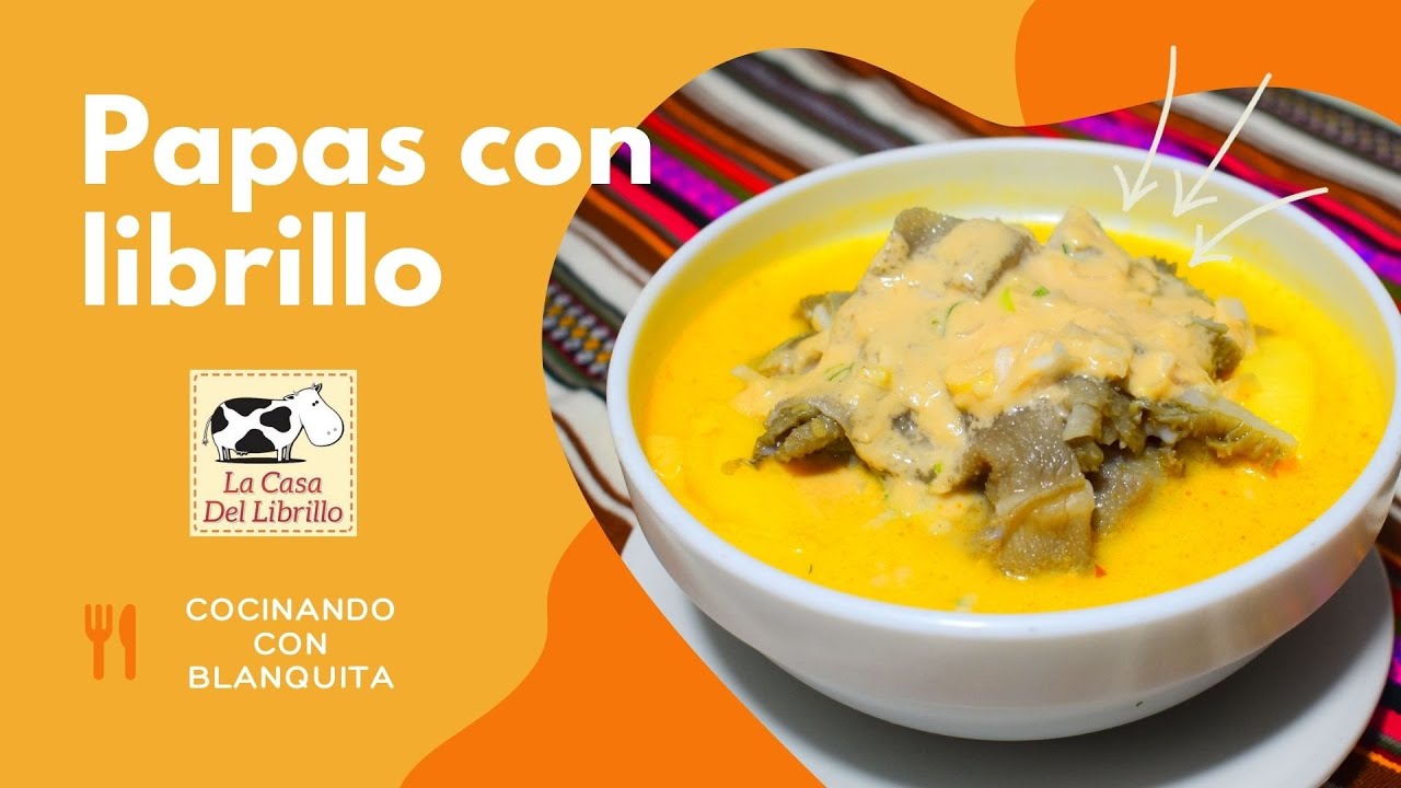 Receta papas con librillo - YouTube