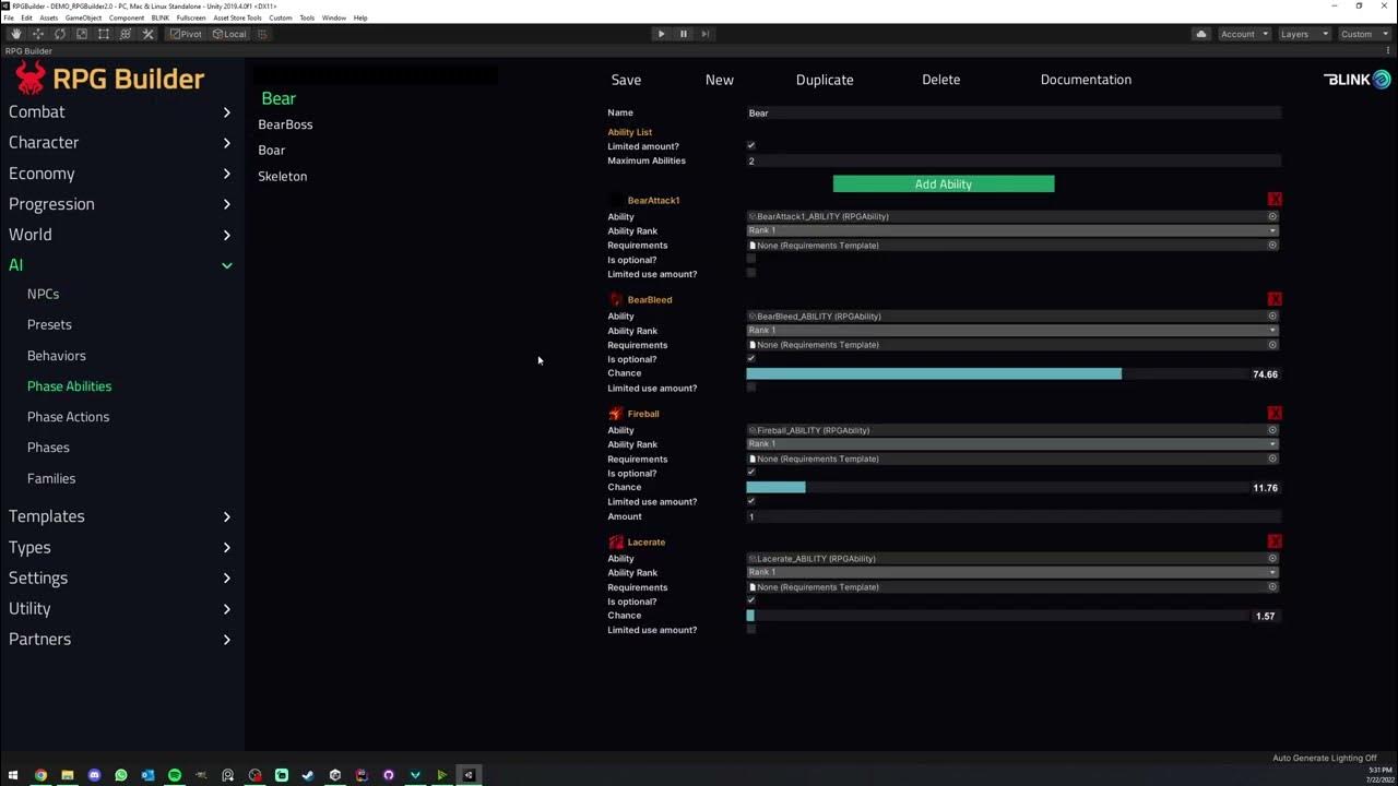 NPC Abilities in Unity RPG Builder - YouTube