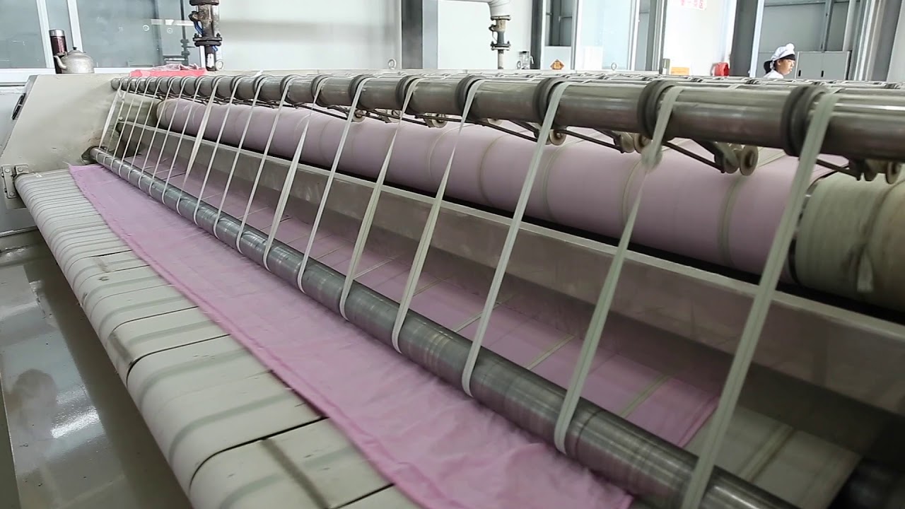 Flat Work Calender Ironing Machine for Hospital Line from Jiangsu ...