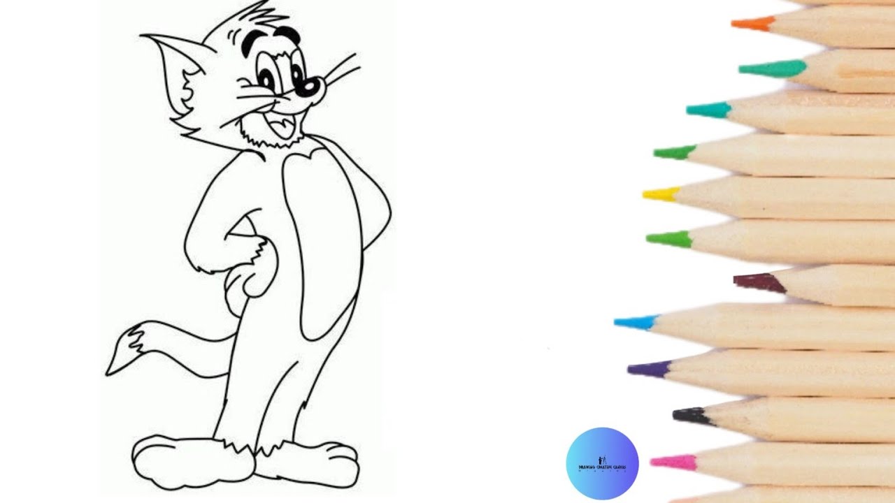 Drawing Tom and Jerry ||step by step||Drawing for kids - YouTube