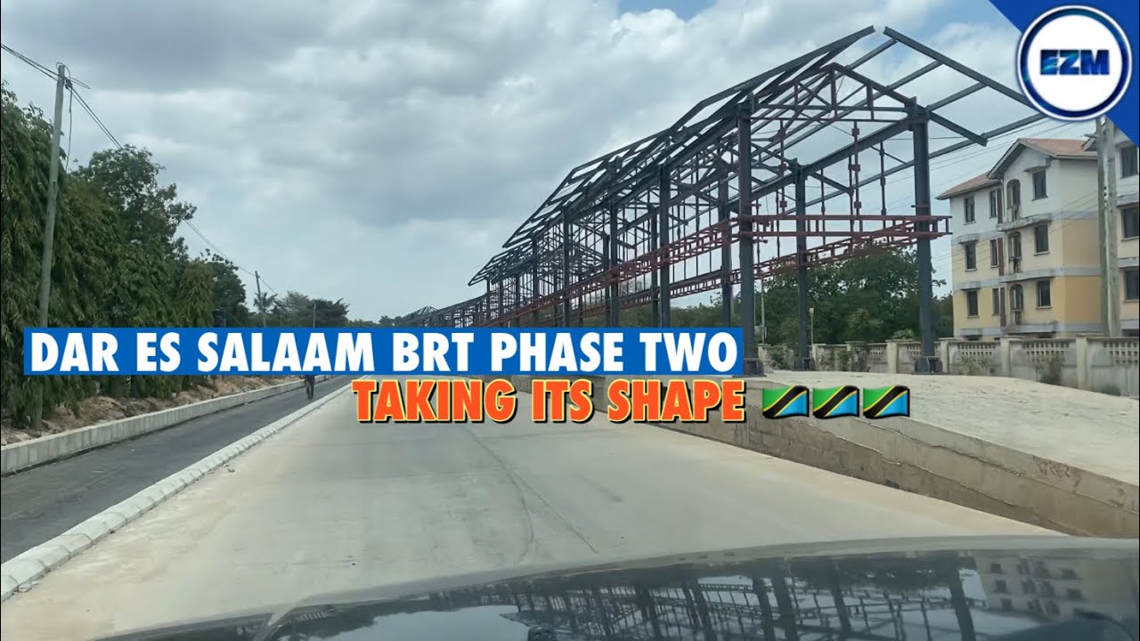Bus rapid transit Phase two under construction | Dar Es Salaam Tanzania ...