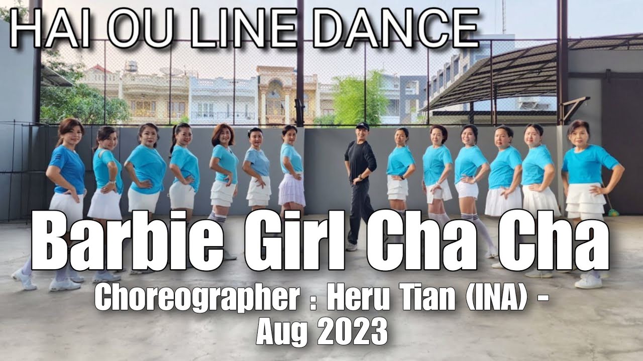 HOLD | Barbie Girl Cha Cha | LINE DANCE | Improver | Heru Tian - YouTube