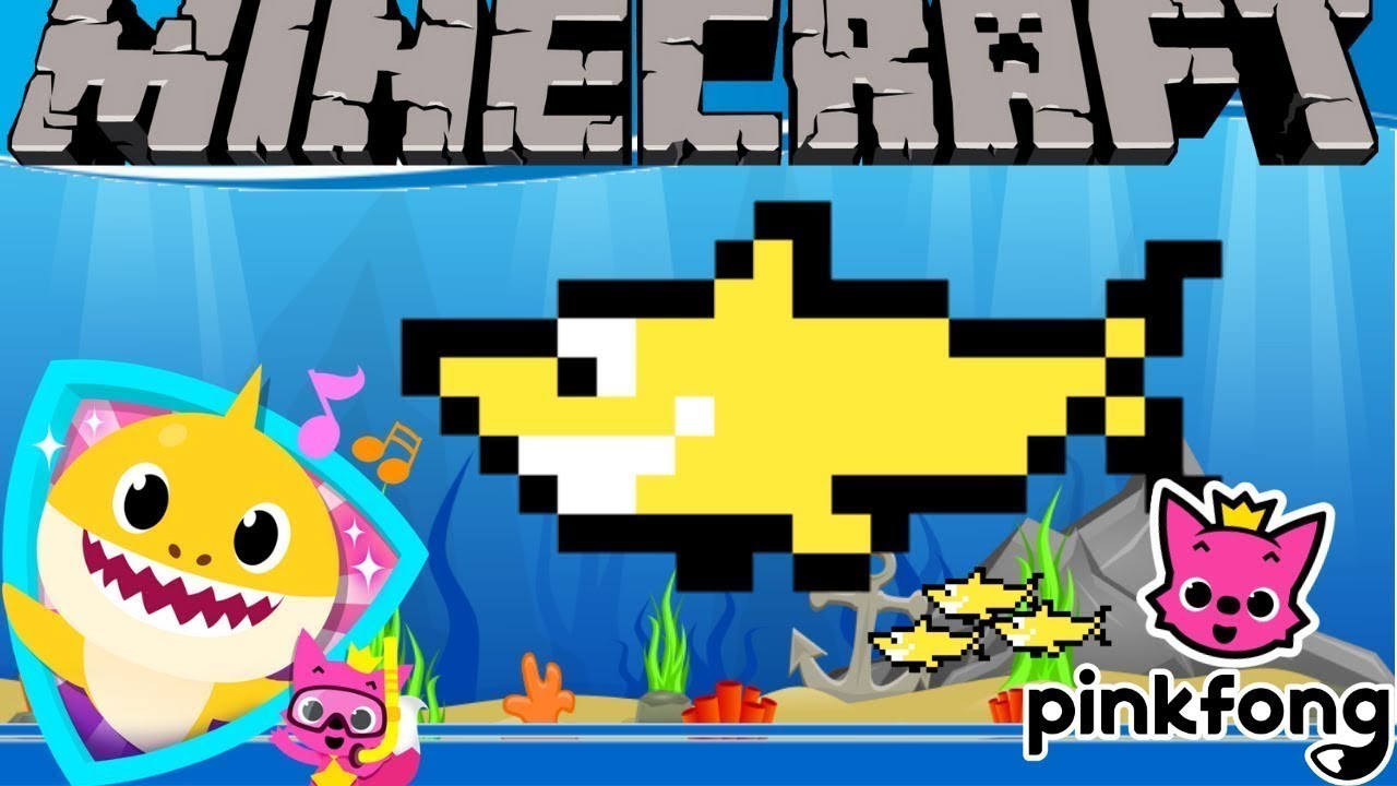 Baby Shark - Pixel Art - YouTube