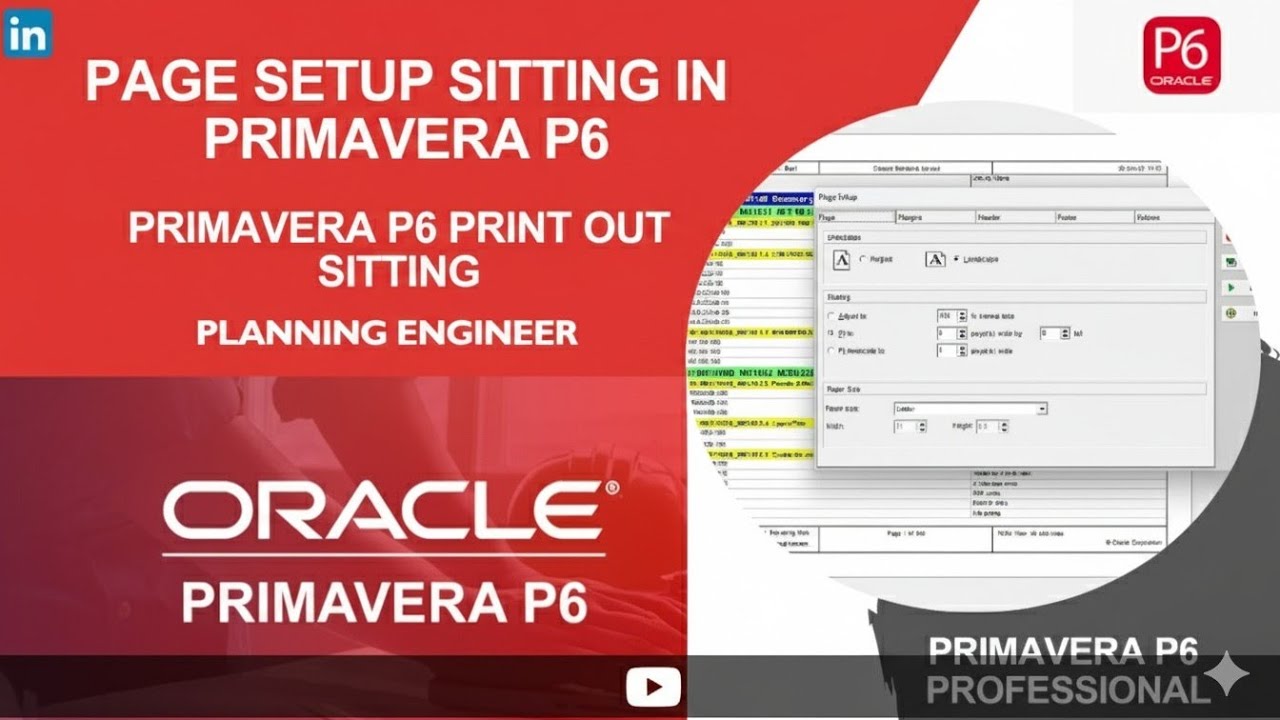 Page Setup and Printing in Primavera P6: A Step-by-Step Guide - YouTube