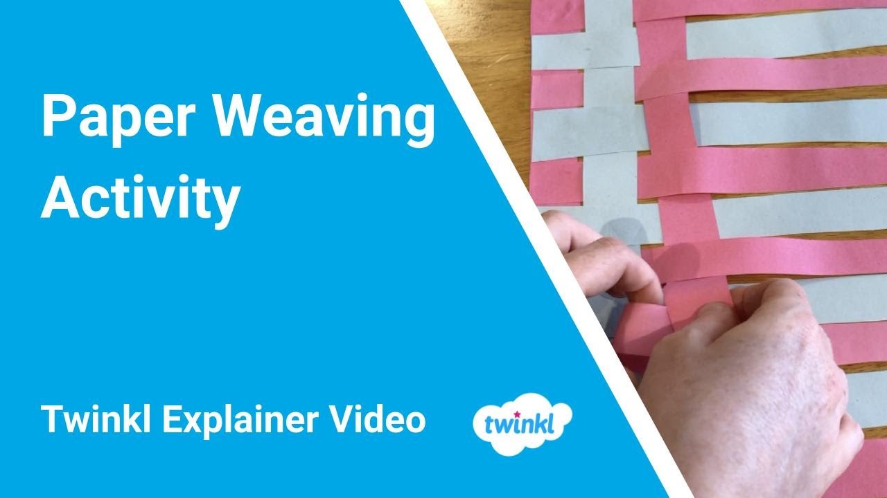 15-Minute Activity Ideas: Paper Weaving Patterns for Kids - YouTube