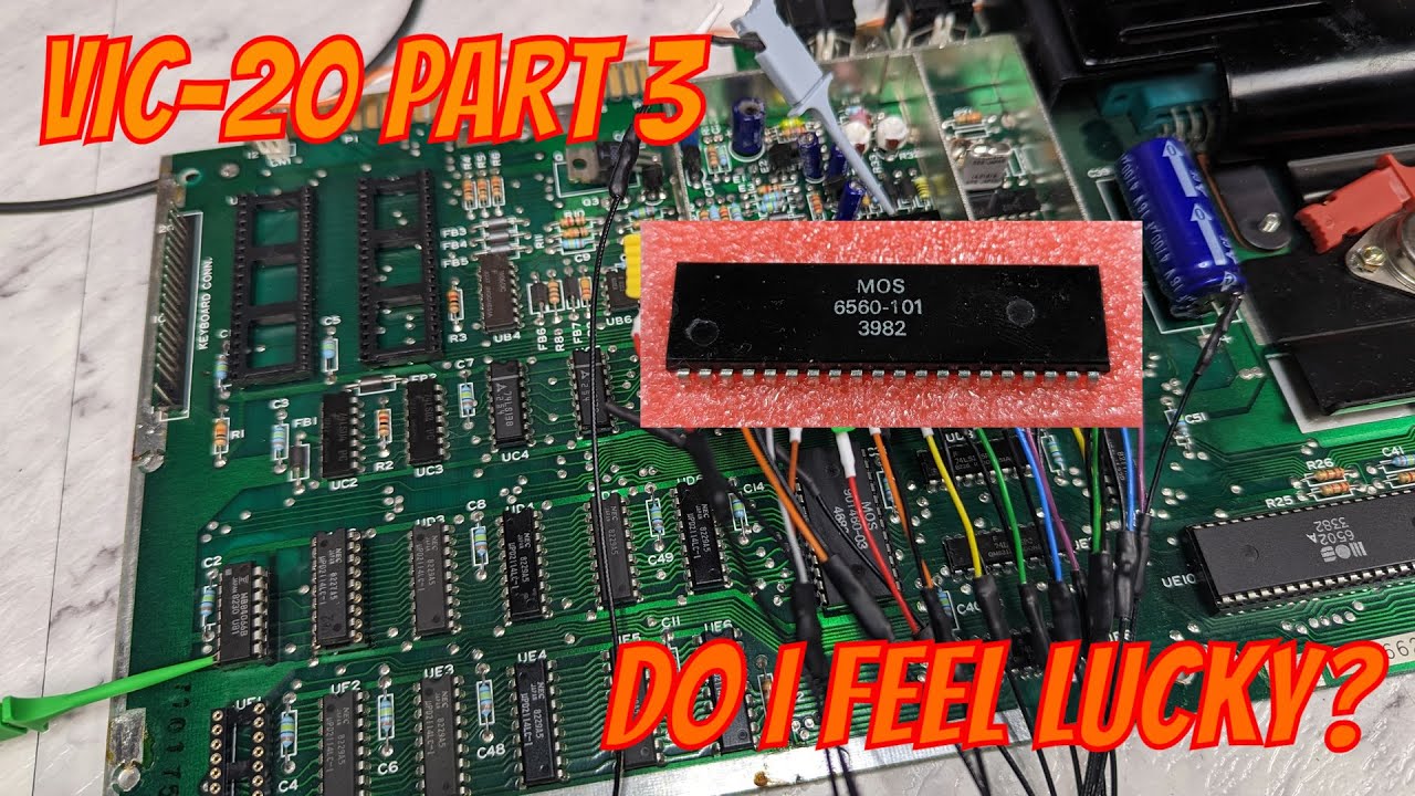 VIC-20 repair part 3 - will a new VIC fix it? - YouTube
