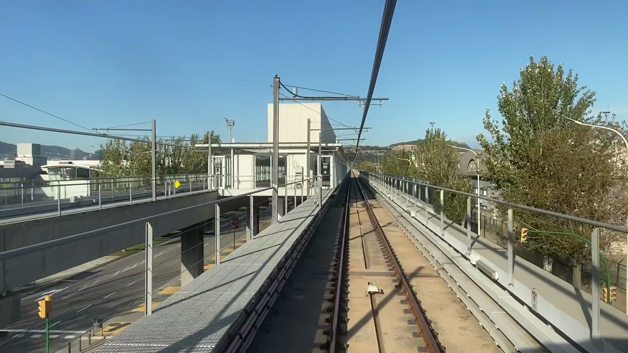 Barcelona Metro: ZAL | Riu Vell to Zona Franca (L10S) - YouTube