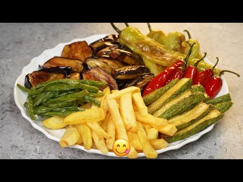 YAĞSIZ ! KARIŞIK KIZARTMAYI ❌ BU ŞEKİLDE  YAPIN❗️YAĞ DERDİ YOK