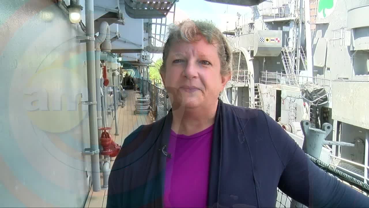 Meet retired rear admiral Danelle Barrett author of Rock the Boat - YouTube