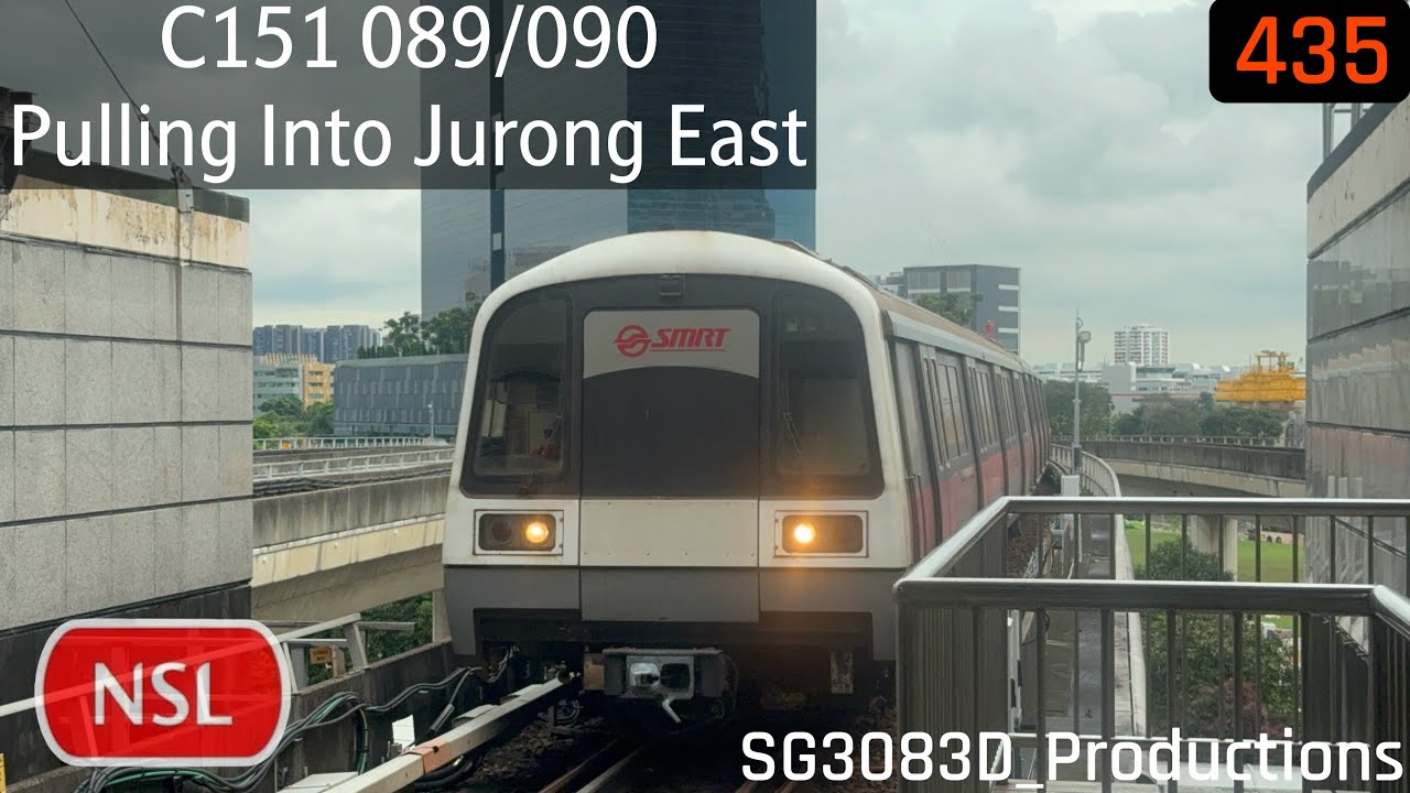 [SMRT][UPD PM Dispatch] KHI C151 [089/090] - Pulling Into NS1 Jurong ...