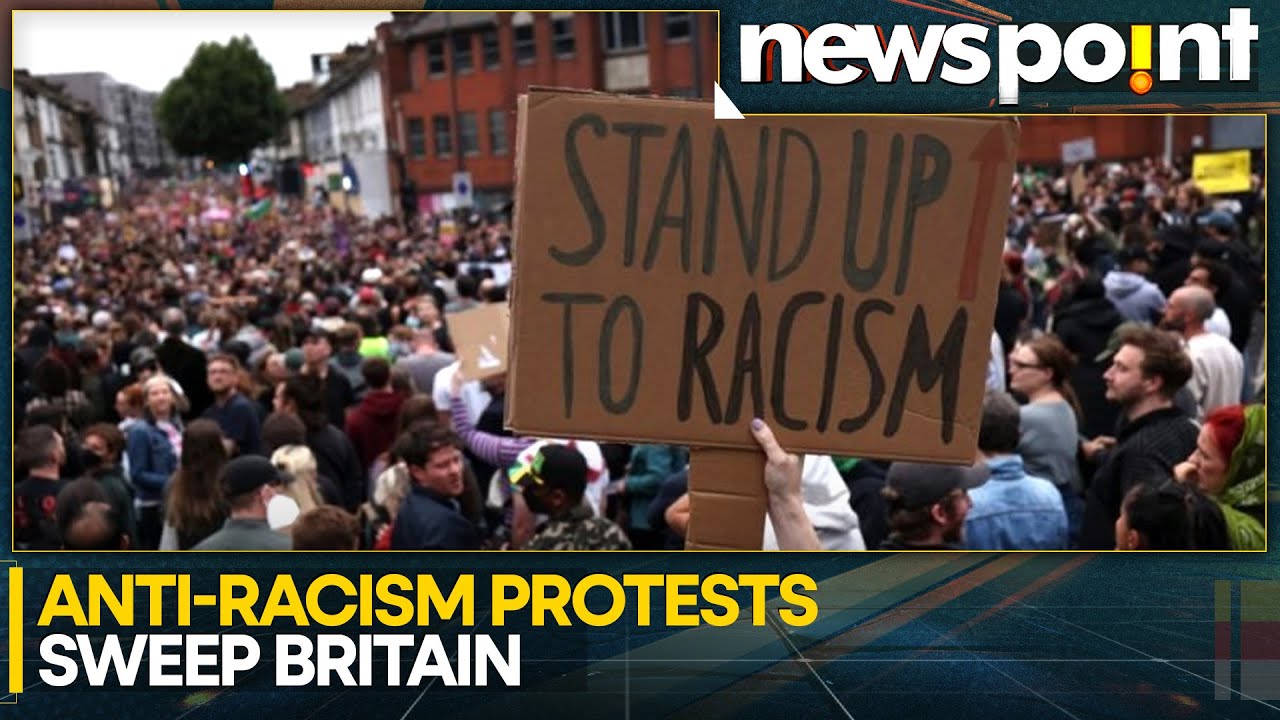 UK: Anti-racism protests sweep Britain post riots | Newspoint | WION ...