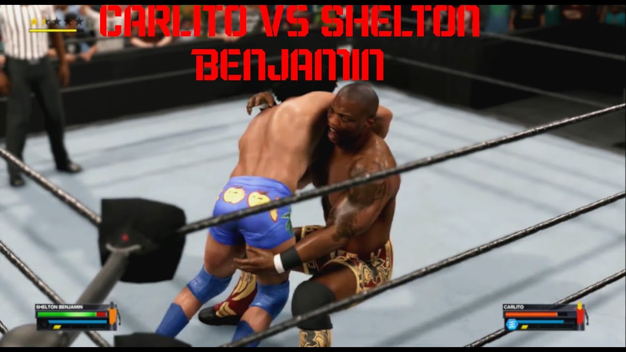 Carlito vs Shelton Benjamin: Raw Week 1 - YouTube