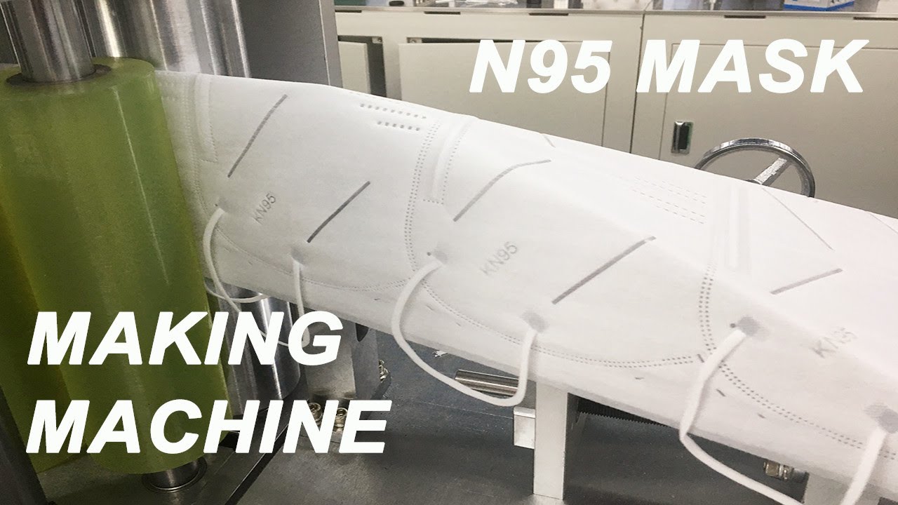 N95 Earloop Mask Production Machine - YouTube