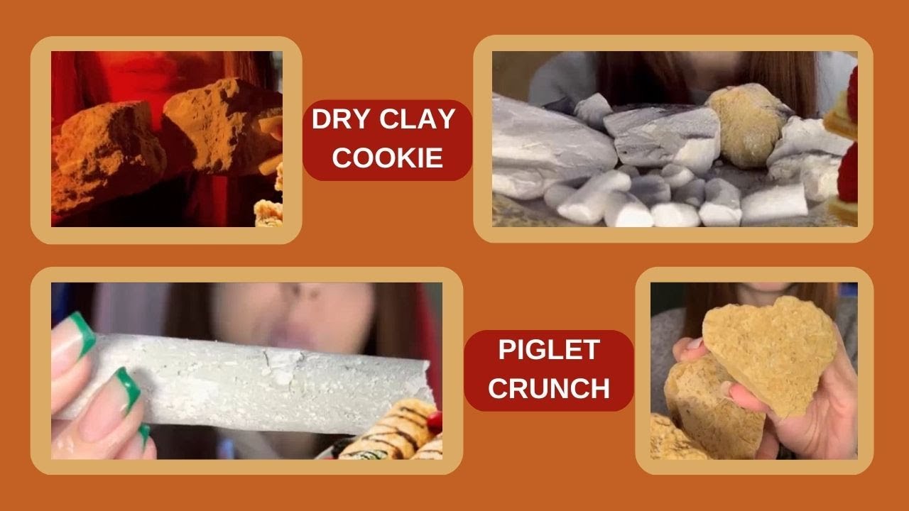 @piglet_crunch Dry Clay Cookie Soft Crunch - YouTube