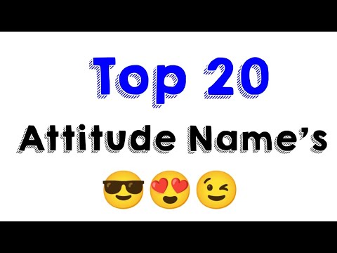 Top 20 Attitude Name 😎|Top 15 Attitude Names😱|Top 10 Attitude Name 😍 ...