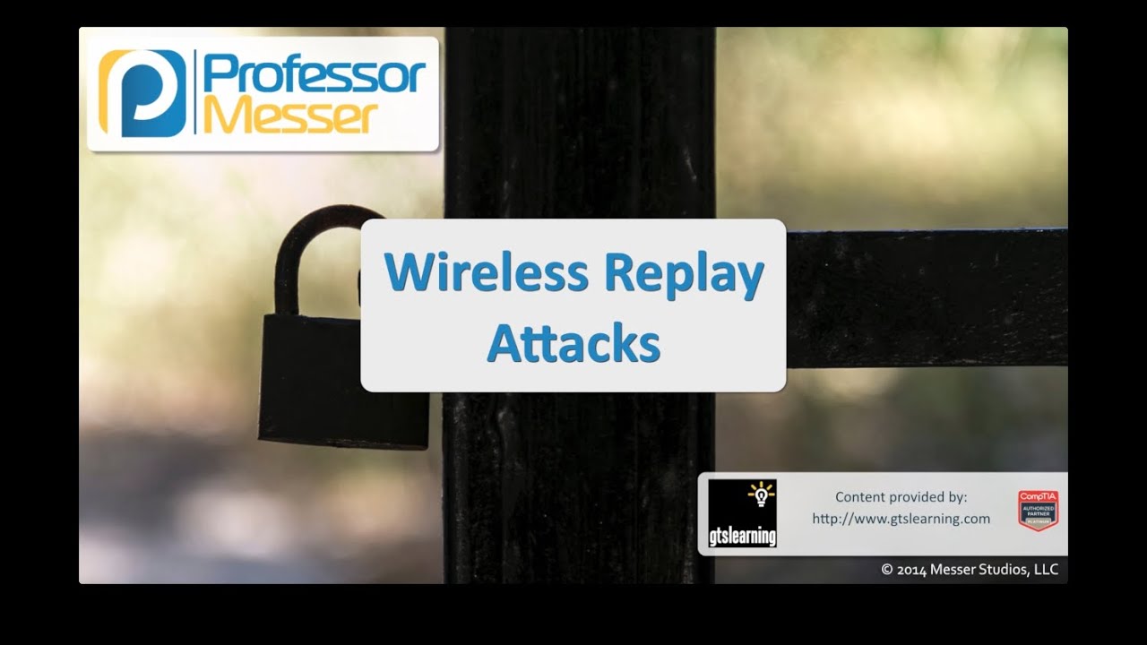 Wireless Replay and WEP Attacks - CompTIA Security+ SY0-401: 3.4 - YouTube