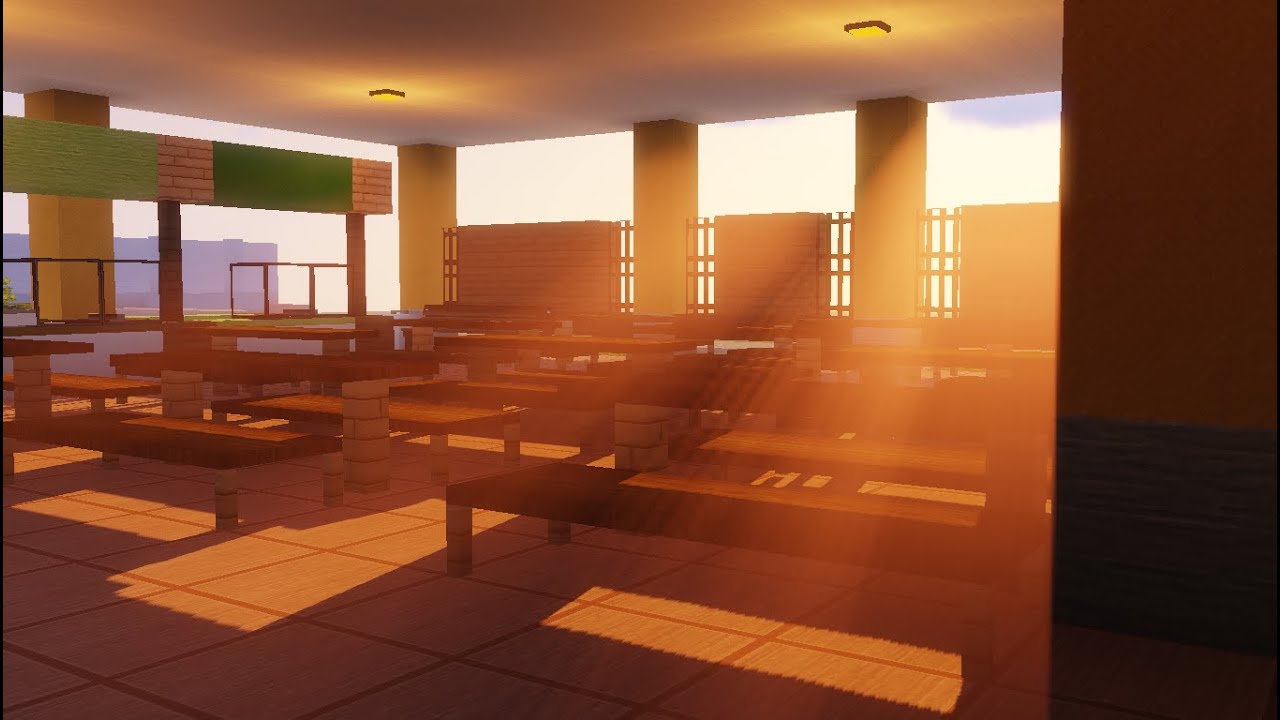Building my school in Minecraft - YouTube