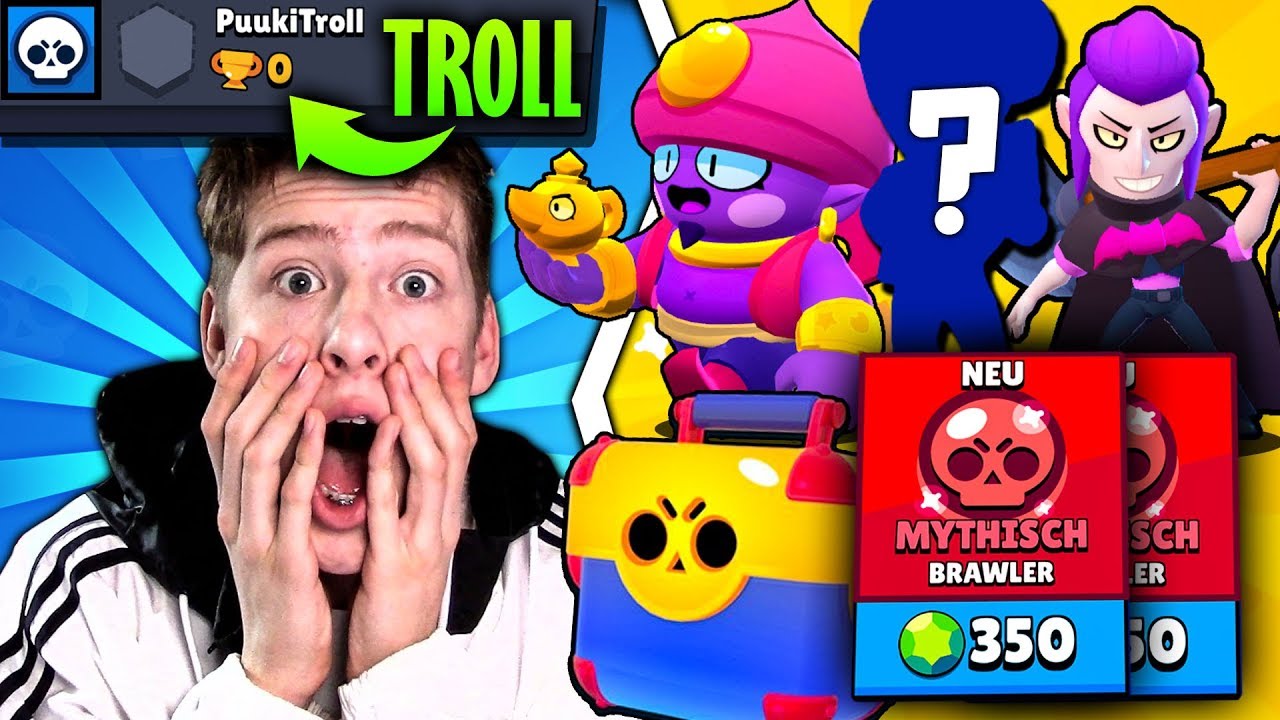2 NEUE MYTHISCHE BRAWLER GEZOGEN! 0🏆-Troll Account • Brawl Stars ...