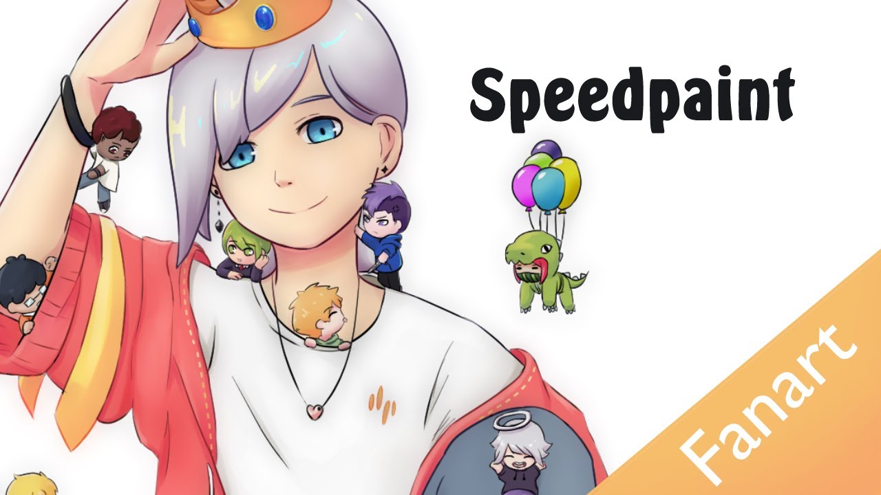 【Speedpaint】 Danplan fanart - Happy Birthday Hosuh! - YouTube