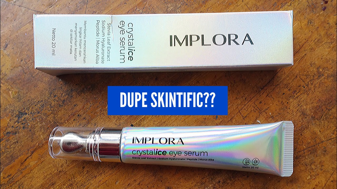 COBAIN PRODUK TERBARU IMPLORA CRYSTALICE EYE SERUM - YouTube