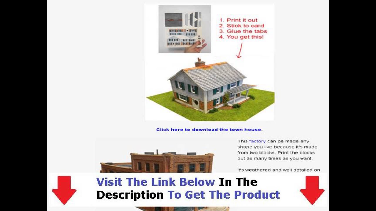 Model Railroad Scenery Backdrops + Model Railway Layouts 00 Gauge - YouTube