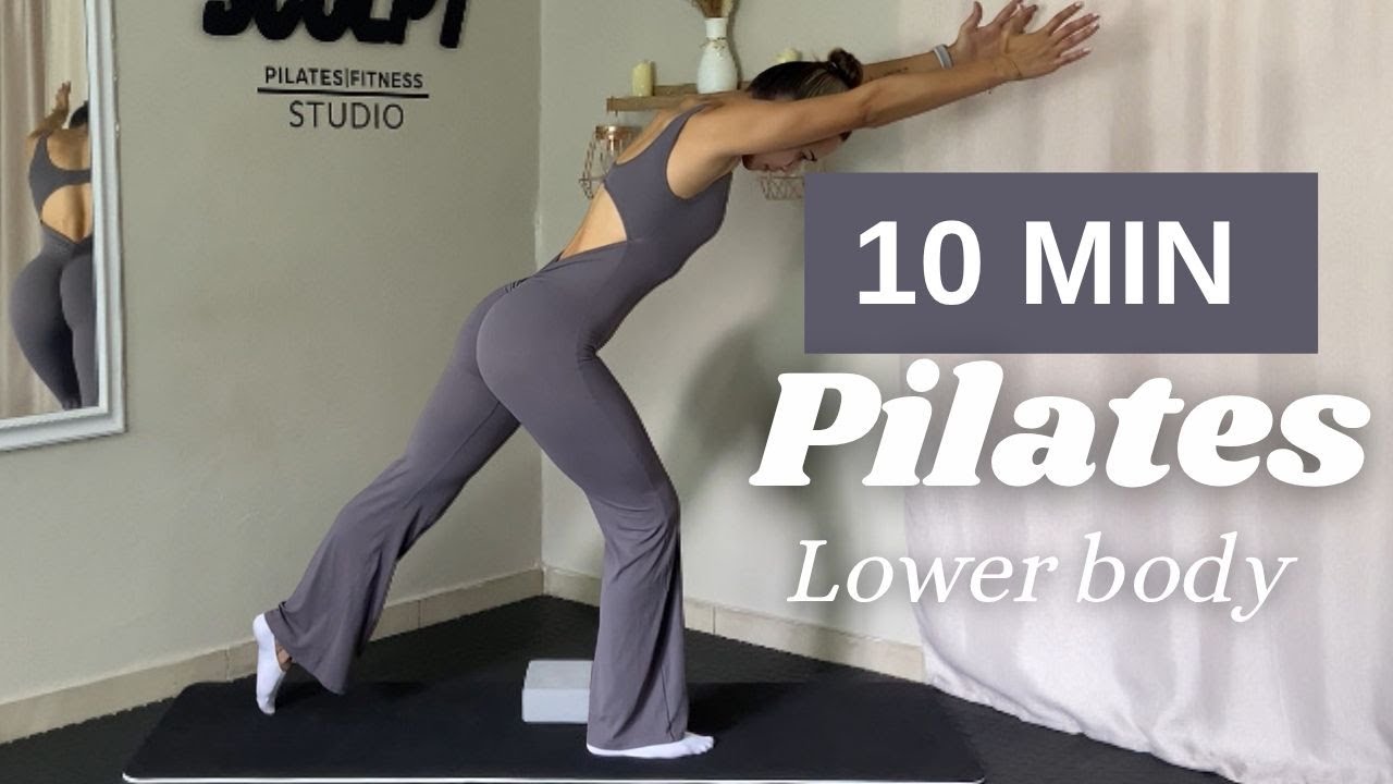 10 Min Lower body Pilates l Minimal equipment - YouTube