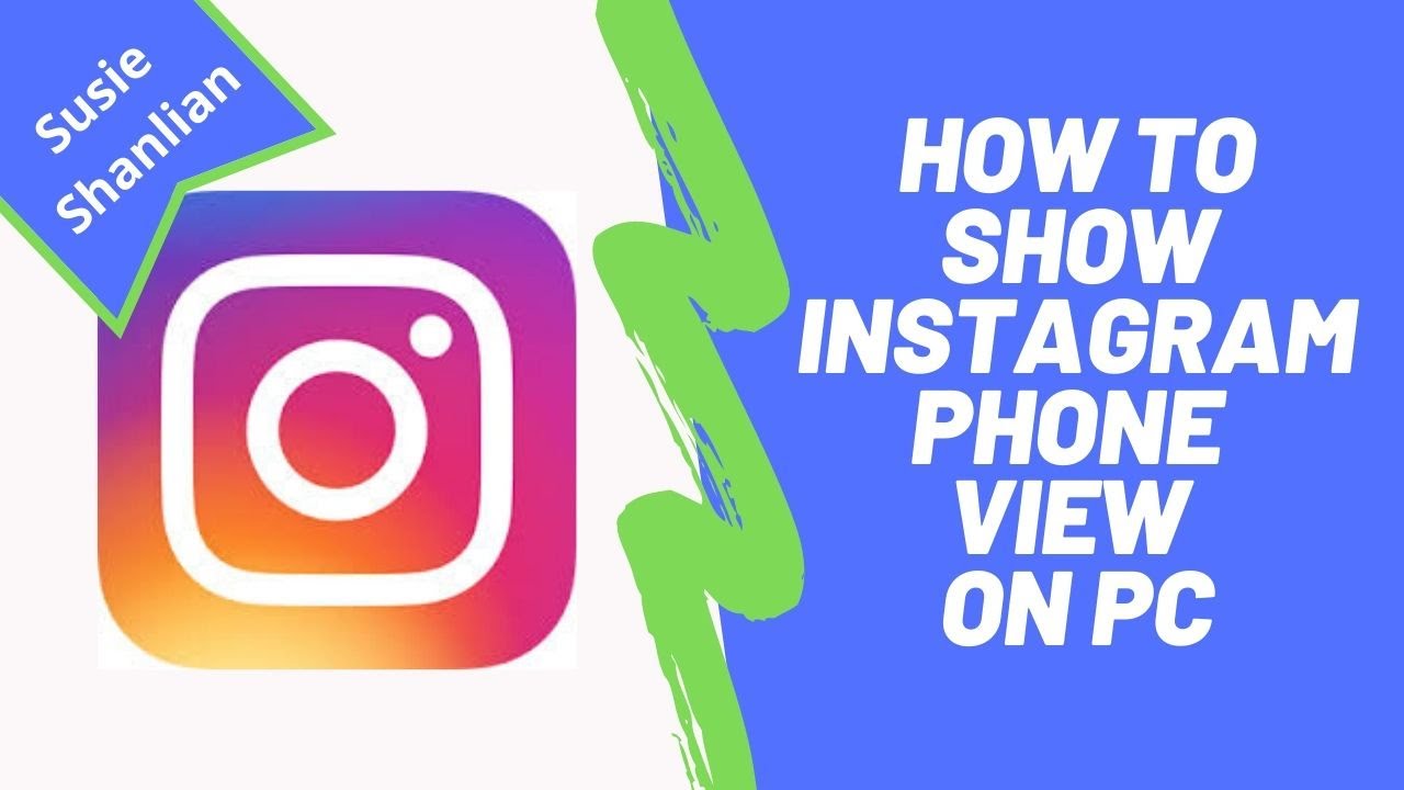 How to Show Instagram Phone View on PC - YouTube