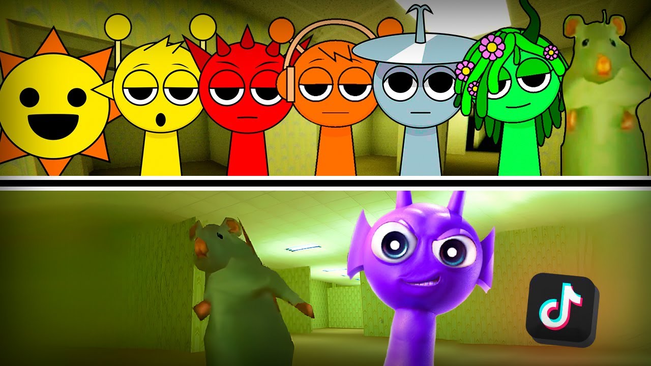 Comparison Incredibox Sprunki: Dancing rat tik tok VS Dancing rat tik ...