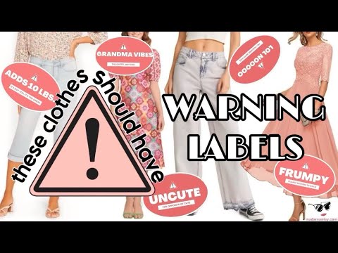 These Clothes Should Come With WARNING LABELS! | Clothes to Avoid Over ...